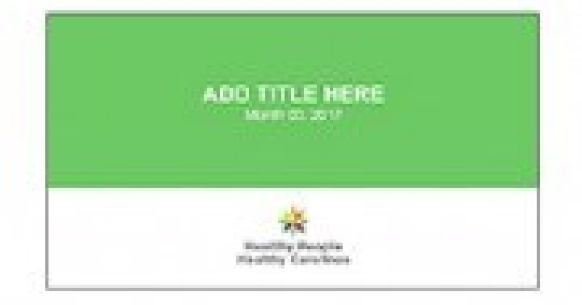 The Duke Endowment | PowerPoint Presentation Template - Healthy…